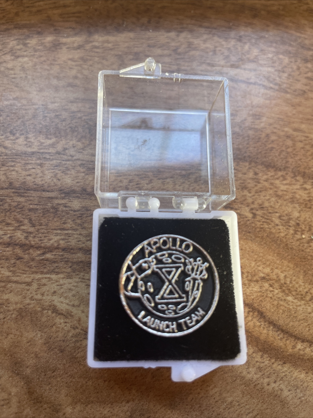 Apollo 10 Launch Team Lapel Pin Vtg 1969 NASA Apollo X Pin Back Tie ...