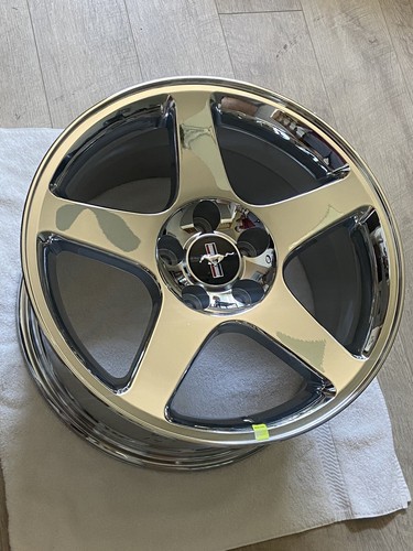 NOS 2003-2004 Cobra SVT Mustang Wheel Chrome OEM Ford 03-04 | eBay