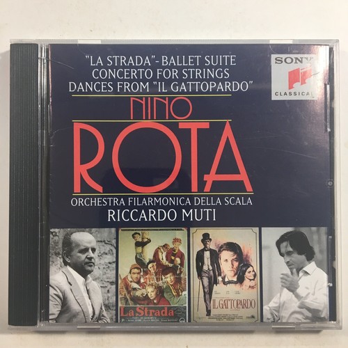 NINO ROTA La Strada Ballet Suite Concerto for Strings RICCARDO MUTI CD ...