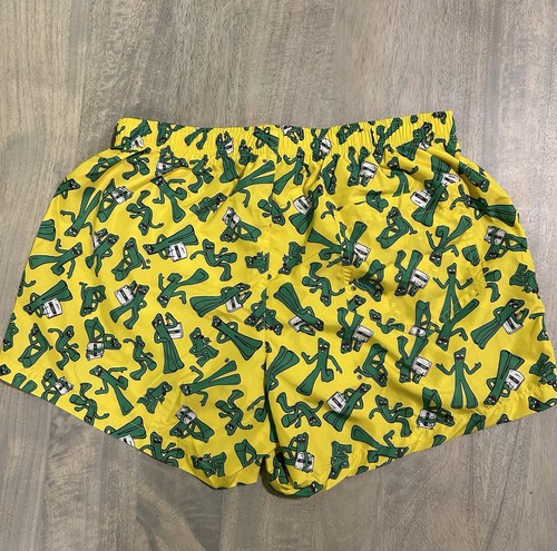 Moschino By Jeremy Scott Yellow Swim Men’s Cool Rare Gumby Print Size ...