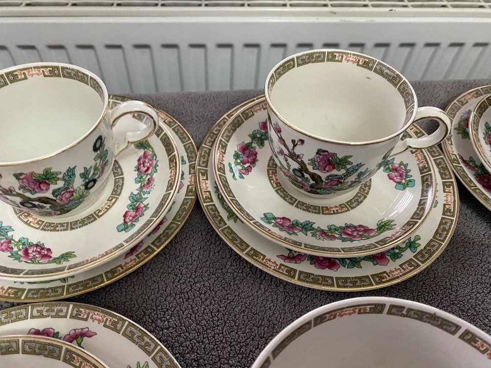 17 x John Maddock & Sons - Indian Tree - Tea Set - VGC | eBay UK