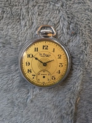 Vintage St. Regis E. Ingraham "Dollar" Pocket Watch USA Running Works ...
