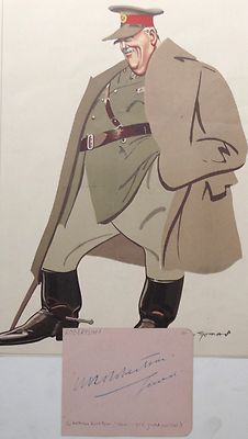 Field Marshal William Robertson Prominent British Commander Autograph ...