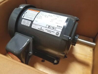 NEW EMERSON 1 HP 3 PHASE MOTOR / U1PB2 230/460 VOLT 1765 RPM 7/8" SHAFT ...