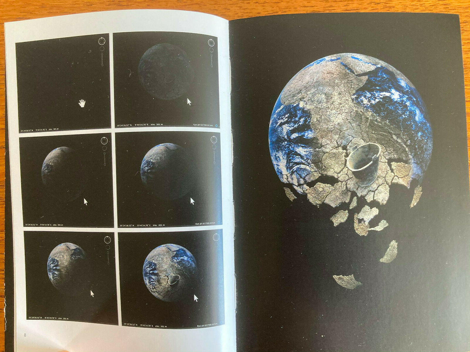 Peter Kennard - @Earth - 2011 Tate PHOTOMONTAGE BOOK - signed copy w ...