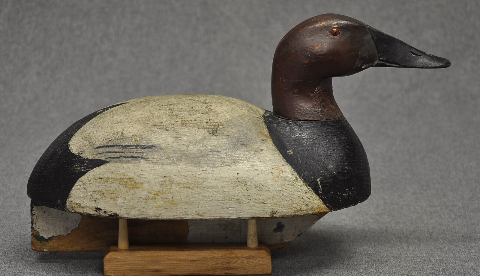 VINTAGE RARE ED "ONE ARM KELLIE" CANVASBACK drake duck decoy decoys ...