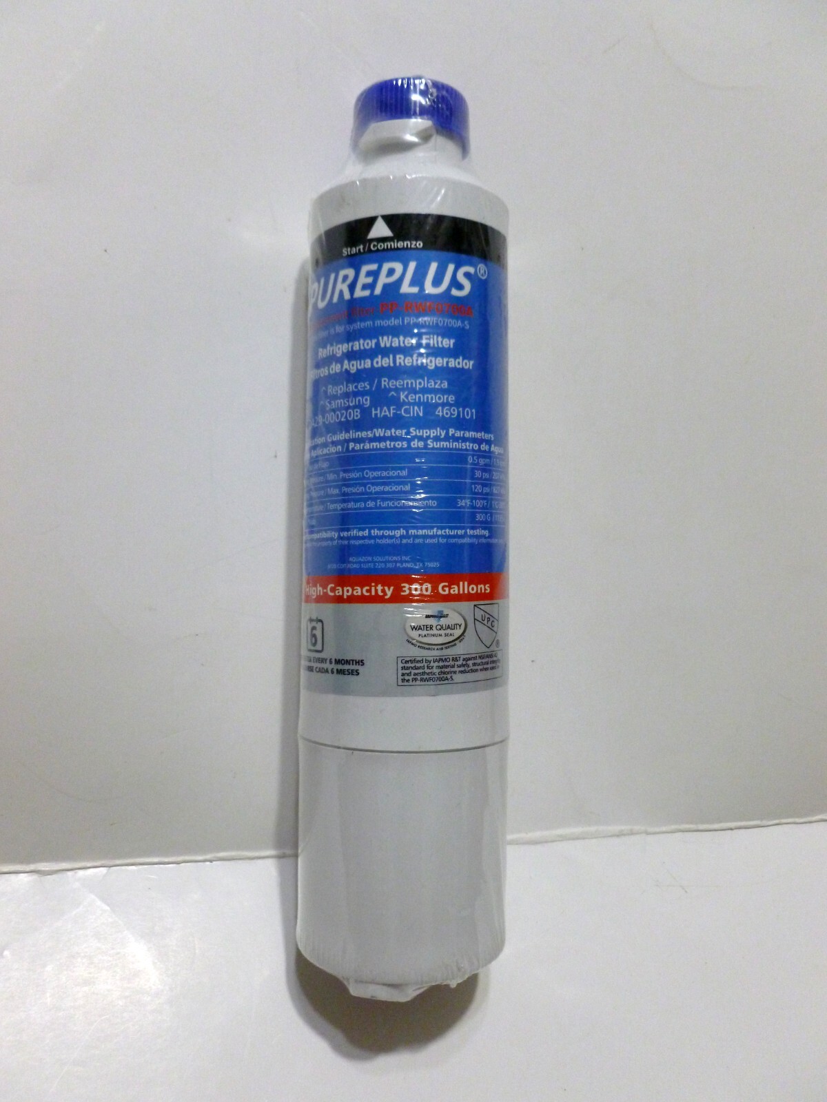 PUREPLUS PP-RWF0700A Water Filter Replacement for Samsung DA29-00020B ...