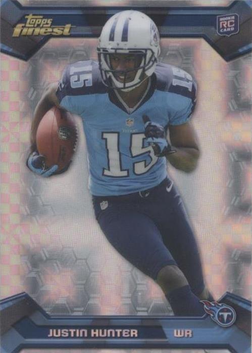 2013 Topps Finest - Justin Hunter #116 X-Fractor (RC) for sale online ...