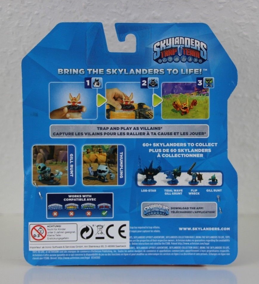 Gill Runt & Thumpling Skylanders Trap Team Mini Duo Pack Figuren Neu B ...
