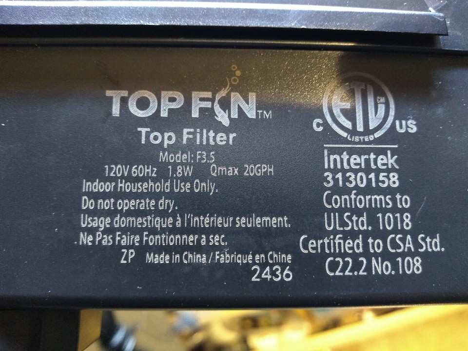 PICK a Part] Top Fin Aquarium Replacement Part Pet Hobby Supplies | eBay