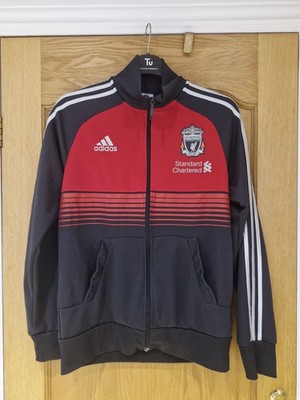 Mens Liverpool FC Adidas Football Training Top Medium Track Jacket Size ...