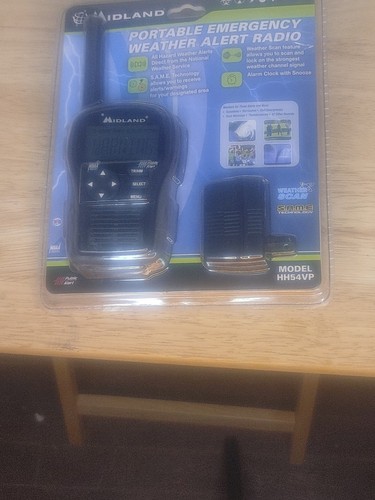 Midland Portable Emergency Weather Alert Radio Model HH54VP Factory ...