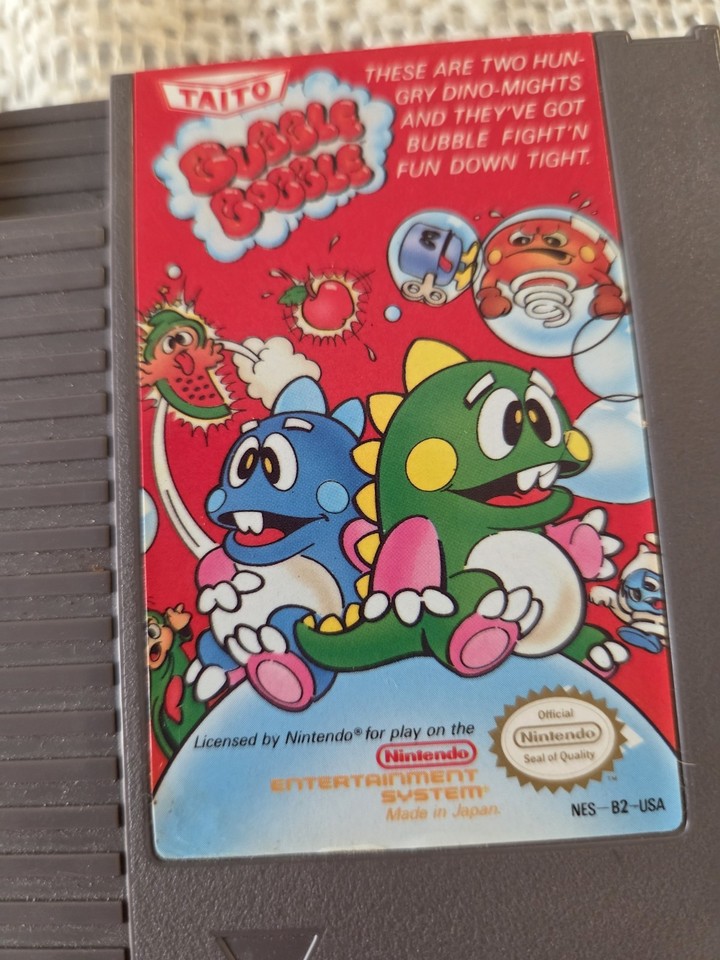 Bubble Bobble (Nintendo NES, 1988) TESTED 20588010062 | eBay.de