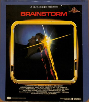 Brainstorm (1983) Vintage CED RCA SelectaVision Videodisc TESTED ...