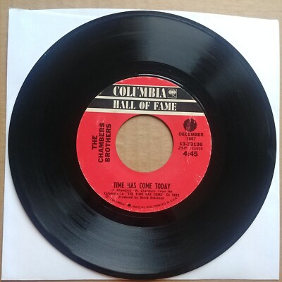 THE CHAMBER BROTHERS Time Has Come Today/I Can't Turn 45 7" SOUL Record ...