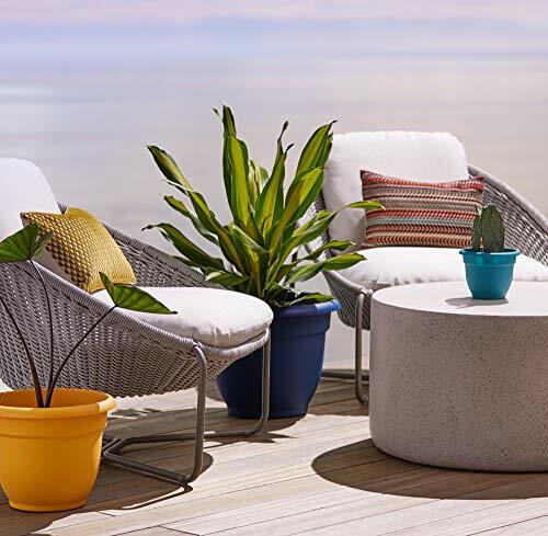 Bloem Ariana Planter w/ Self-Watering Disk, Chocolate - 16" | eBay