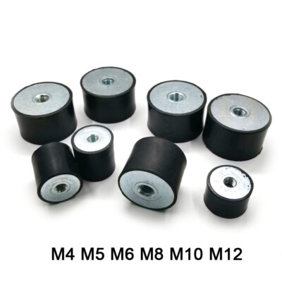 Gummipuffer Ø10-75mm M4-M12 Silentblock Typ C Schwingunsdämpfer ...