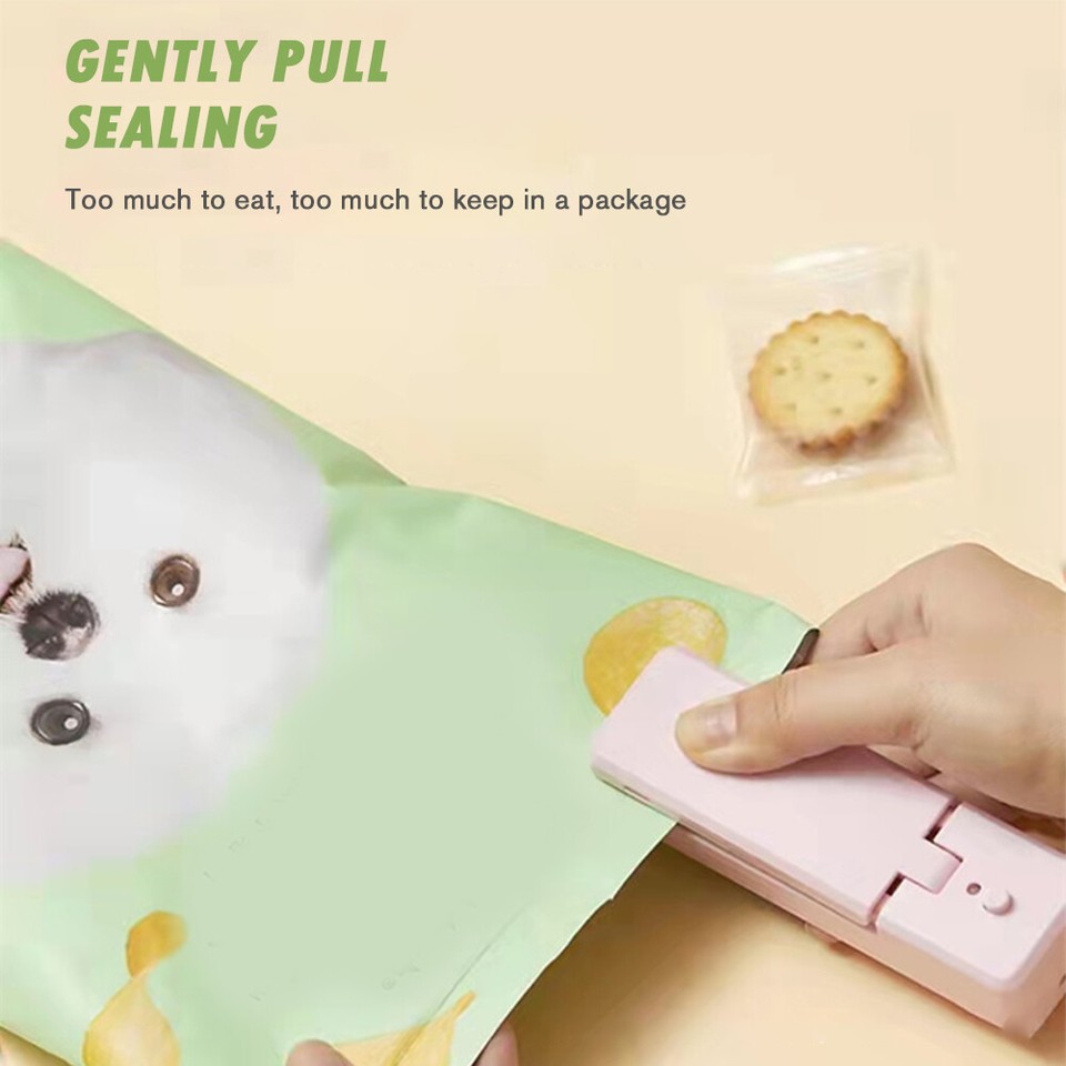 Mini Food Sealer Handheld Heat Sealer Portable Sealing Machine for ...