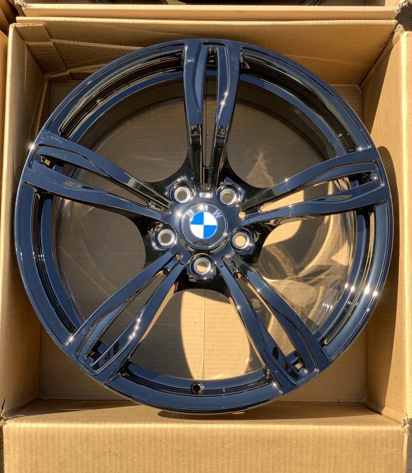 20" BMW 343M Wheels Rims Black F06 F12 F13 M6 F10 M5 | 10.5" | 5x120 ...