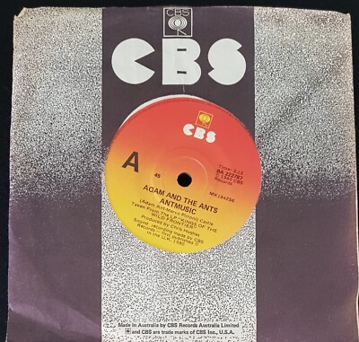 Adam And The Ants – Antmusic - 1980 7" record single excellent | eBay ...