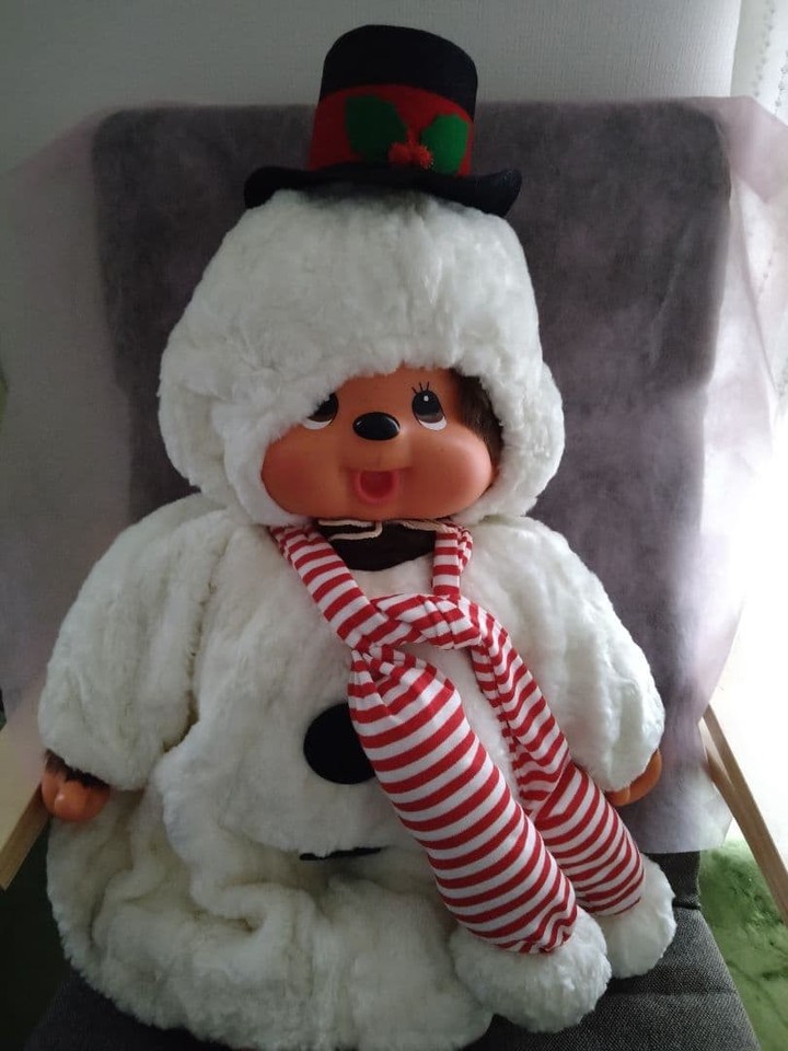 Monchhichi Snowman Costume Plus Size 2L | eBay Australia