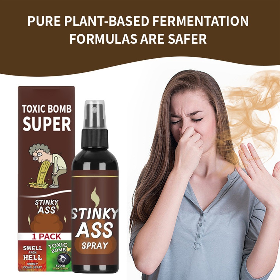 3pcs Fart Spray Mister Fart Prank Pooter Stink Bottle Smell Bomb Prank ...