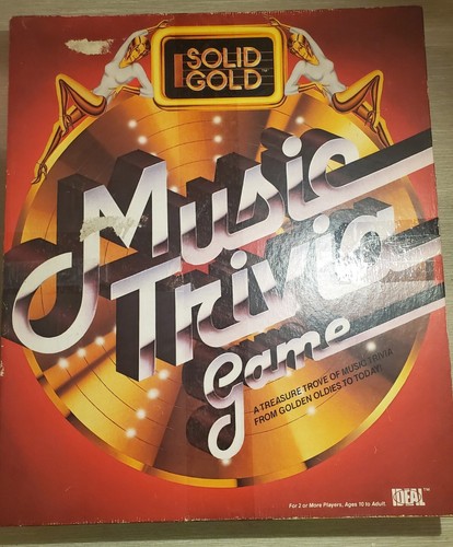 Vintage 1984 Solid Gold Music Trivia Game-by Ideal-Very Good Condition 26262244266| eBay