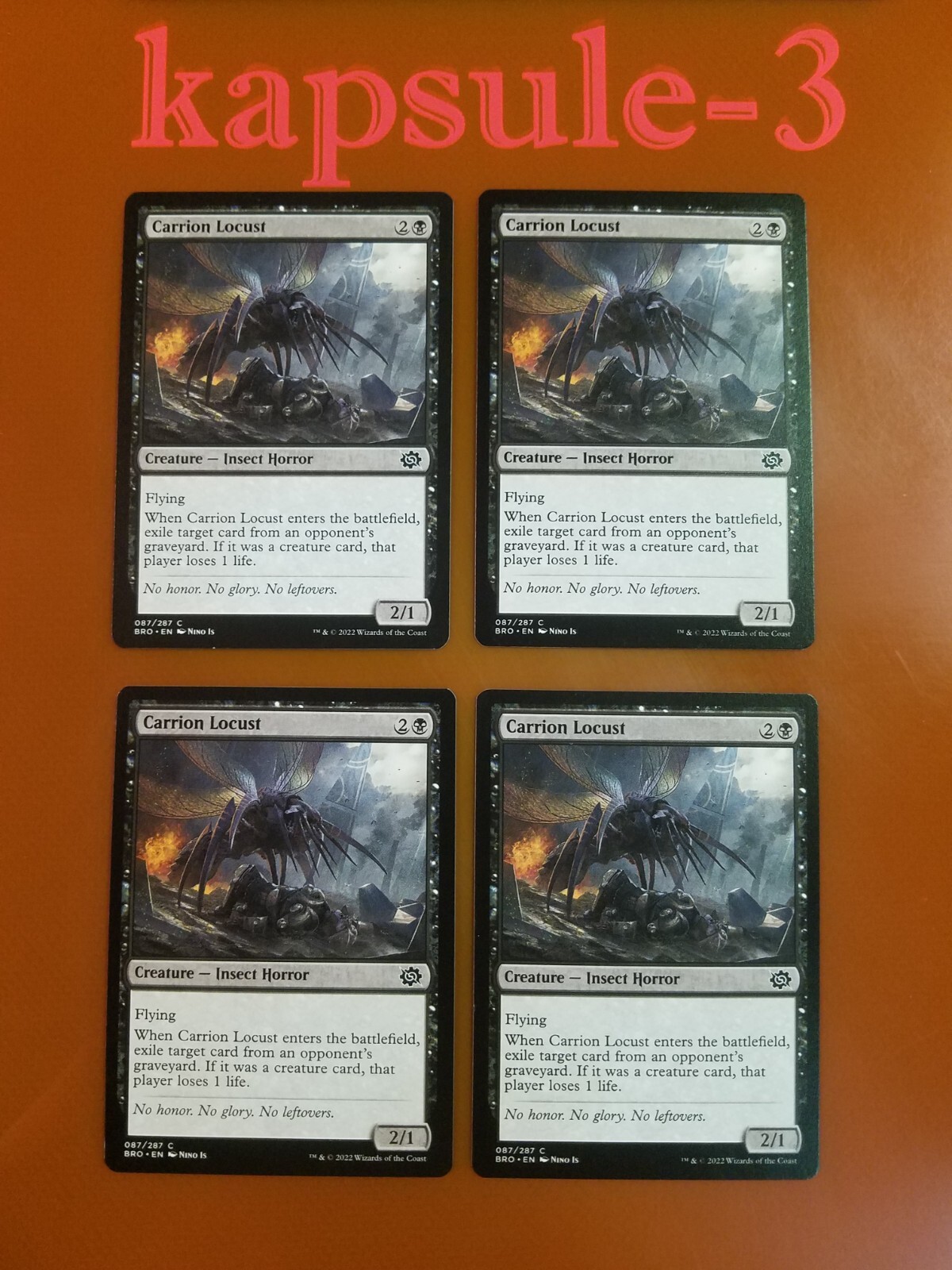 4x Carrion Locust | The Brothers' War | MTG Magic Cards | eBay
