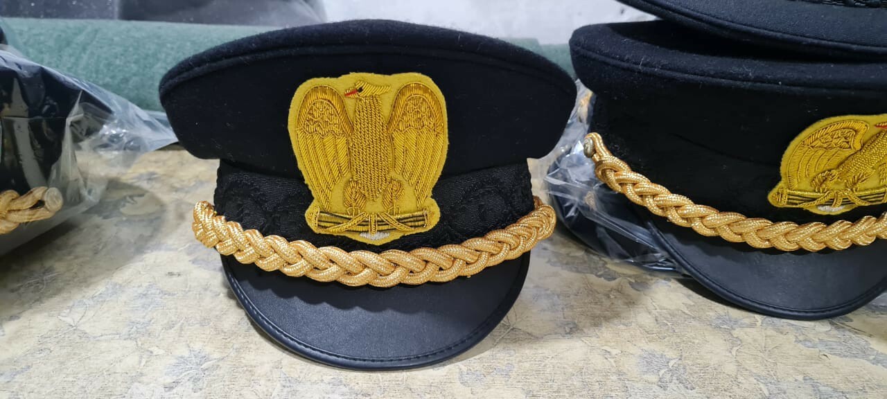 WW2 Italian Duce of Fascism Fascist Military General Officers Visor Hat ...