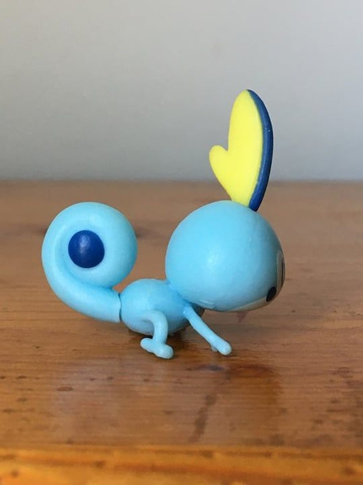 Sobble Small Plastic Figure Choco Egg Pocket Monsters Plus | eBay