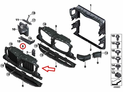 BMW X3 G01 Luxury-Line Air Flap Duct (JS) | eBay