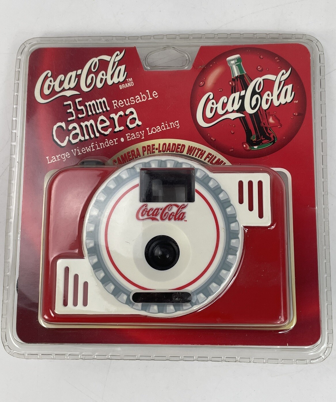 Coca-Cola 35MM Camera Vtg NEW w/ Strap, Red White Coke 1999 Point ...