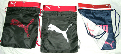 Puma Carrysack Backpack Bag W/ Drawstring OS Light Weight 18 x 14 ...