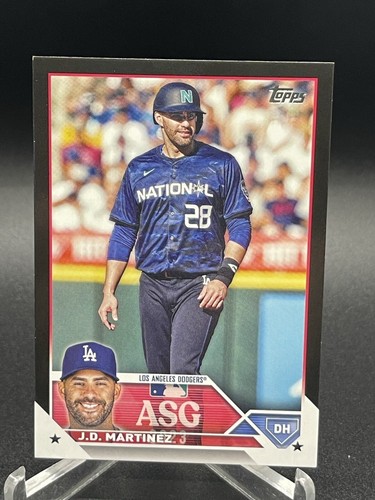 2023 Topps Update J.D. Martinez All-Star Black Border SP #ASG-33 #/299 ...