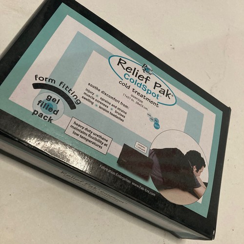 Relief Pak Re-Usable Heavy Duty Black Urethane Cold Pack Oversize 11x21 ...