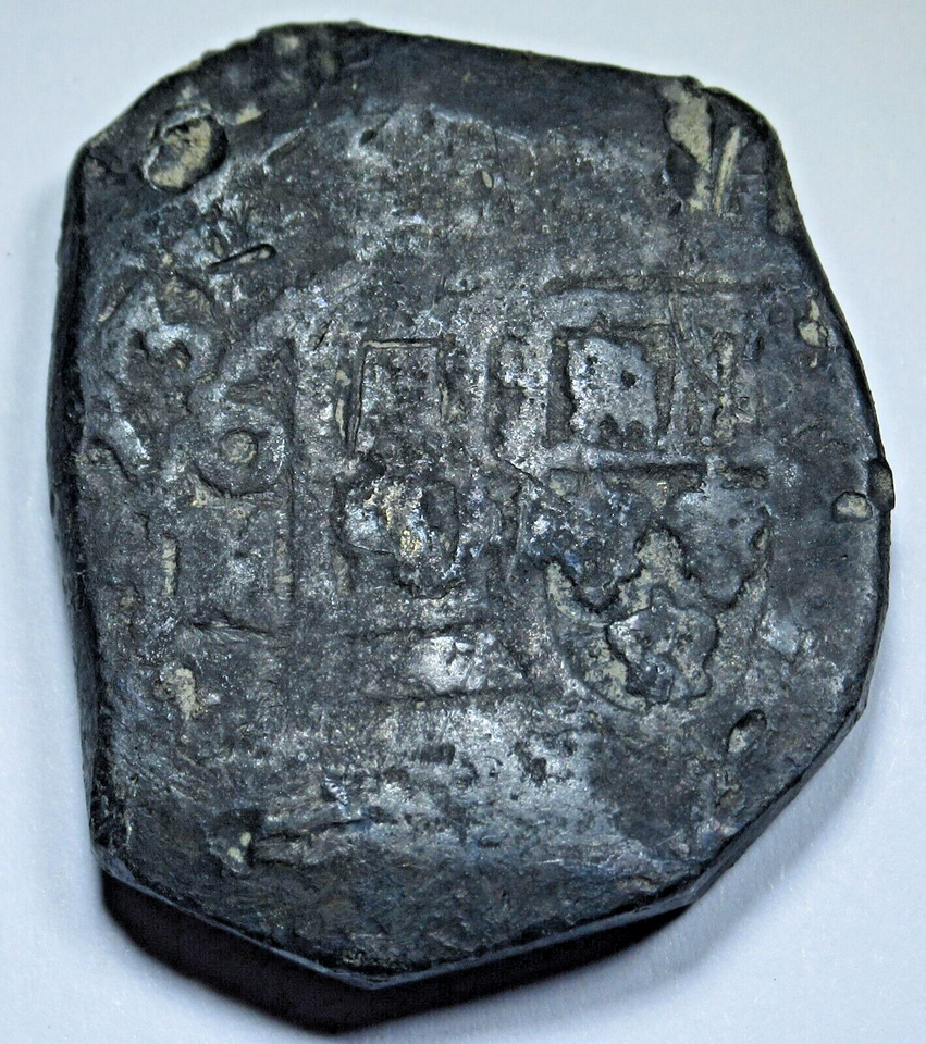 1731 Mexico Non-Regal Contemporary Forgery 8 Reales 1700's Antique Cob ...