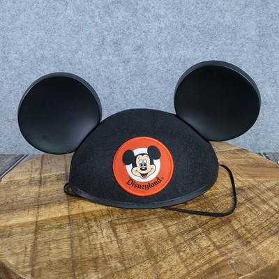 Vintage Official Mickey Mouse Ears Felt w/ Plastic Ears Walt Disney | eBay