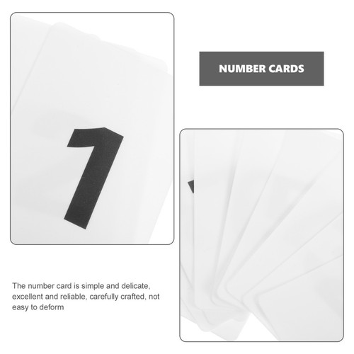 3 Pieces Number Place Cards Board Digital for Tabletop | eBay UK