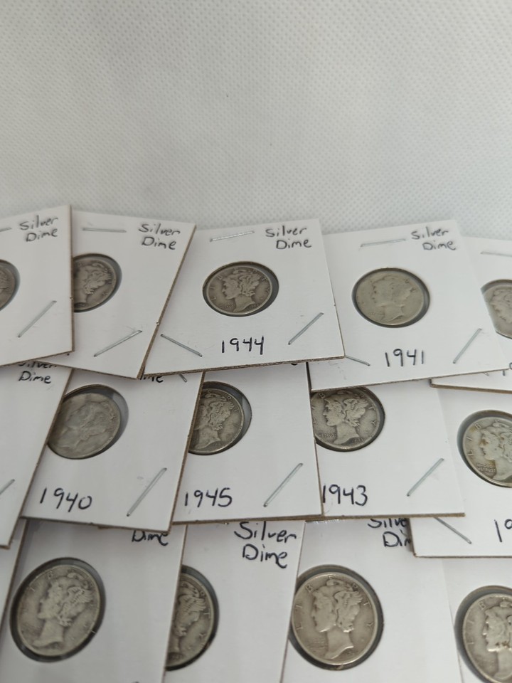 Random Date Mercury dime, 90% silver- One Piece Mercury Dime | eBay