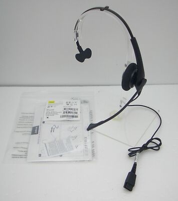 Jabra BIZ 1500 Mono Corded Desk Phone QD Headset 1513-0157 Model HSC023 ...
