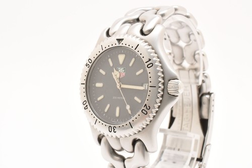 [NEAR MINT] TAG Heuer SEL S99.206M Gray Quartz Vintage Men's Watch ...