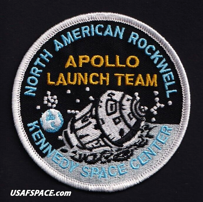 APOLLO LAUNCH TEAM-NORTH AMERICAN ROCKWELL- ORIGINAL A-B Emblem-NASA SPACE PATCH | eBay