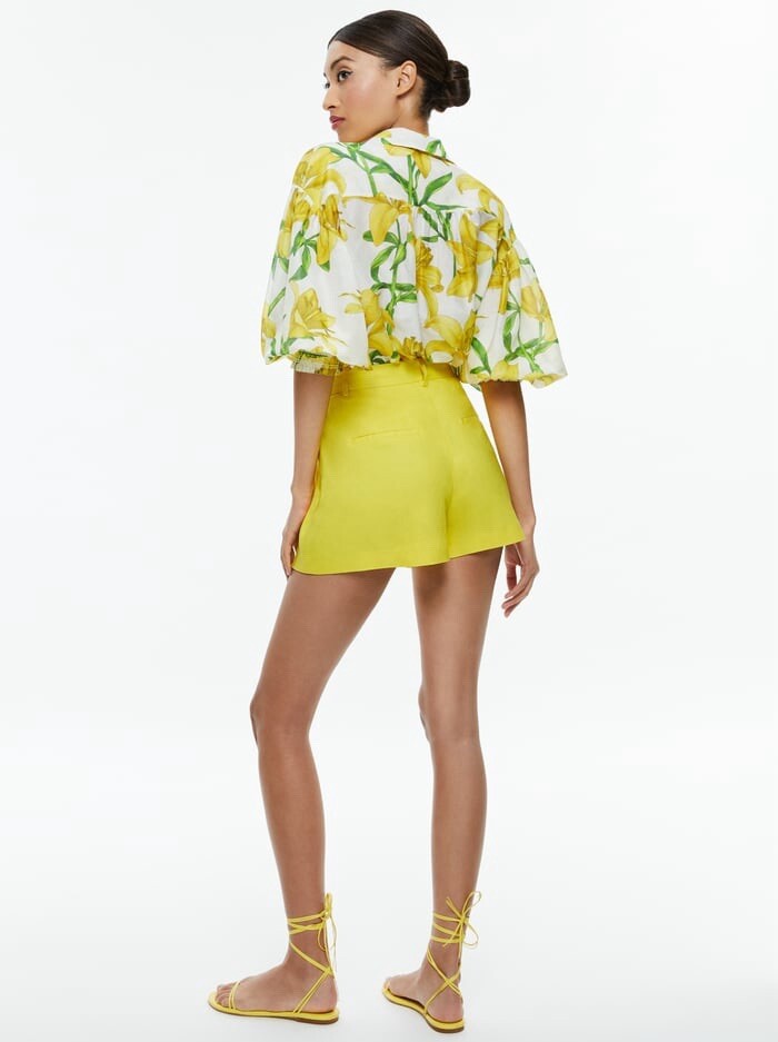 alice olivia MAYLIN LONG SLEEVE BLOUSE $375 SZ M | eBay