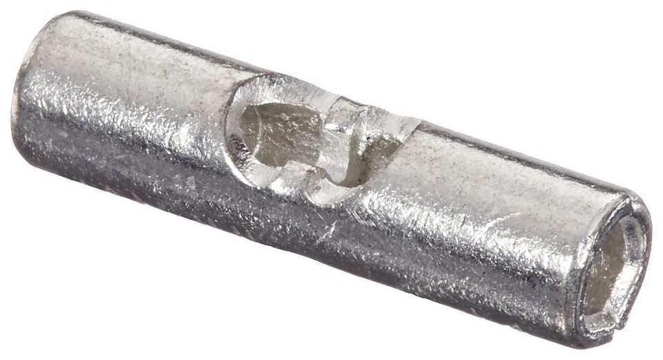 Panduit BS14-C Butt Splice Non-Insulated 16 14 AWG Wire Range 0.62 ...