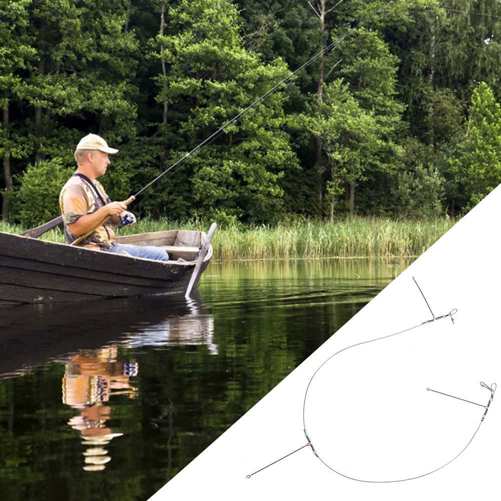 Stainless Steel Fishing Rigs Line Swivel Hooks Balance Bracket (Type 2 ...