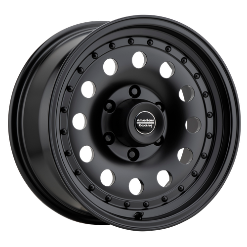 American Racing 17x8 Wheel Satin Black AR62 OUTLAW II 8x6.5 +18mm ...