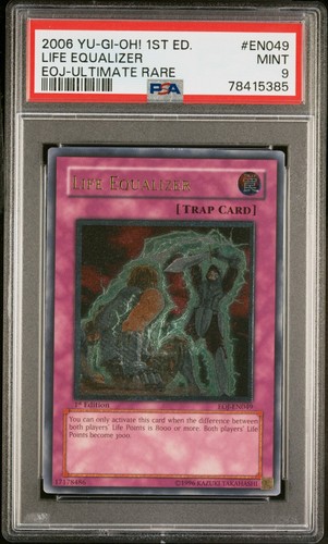 YUGIOH PSA 9 2006 Life Equalizer EOJ-EN049 Ultimate Rare 1st Edition | eBay
