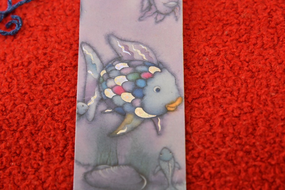 The Rainbow Fish by Marcus Pfister Antioch Bookmark 1992 Made in the ...