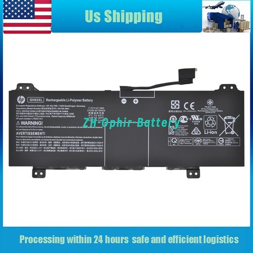 Genuine New GH02XL Battery For HP Chromebook 14 G6 14A-NA 14A-CA L75783 ...