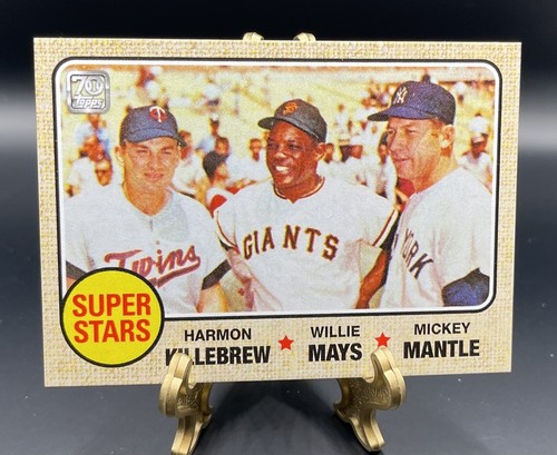 2021 X Mickey Mantle Collection 1968 Topps Super Stars Mickey Mantle ...